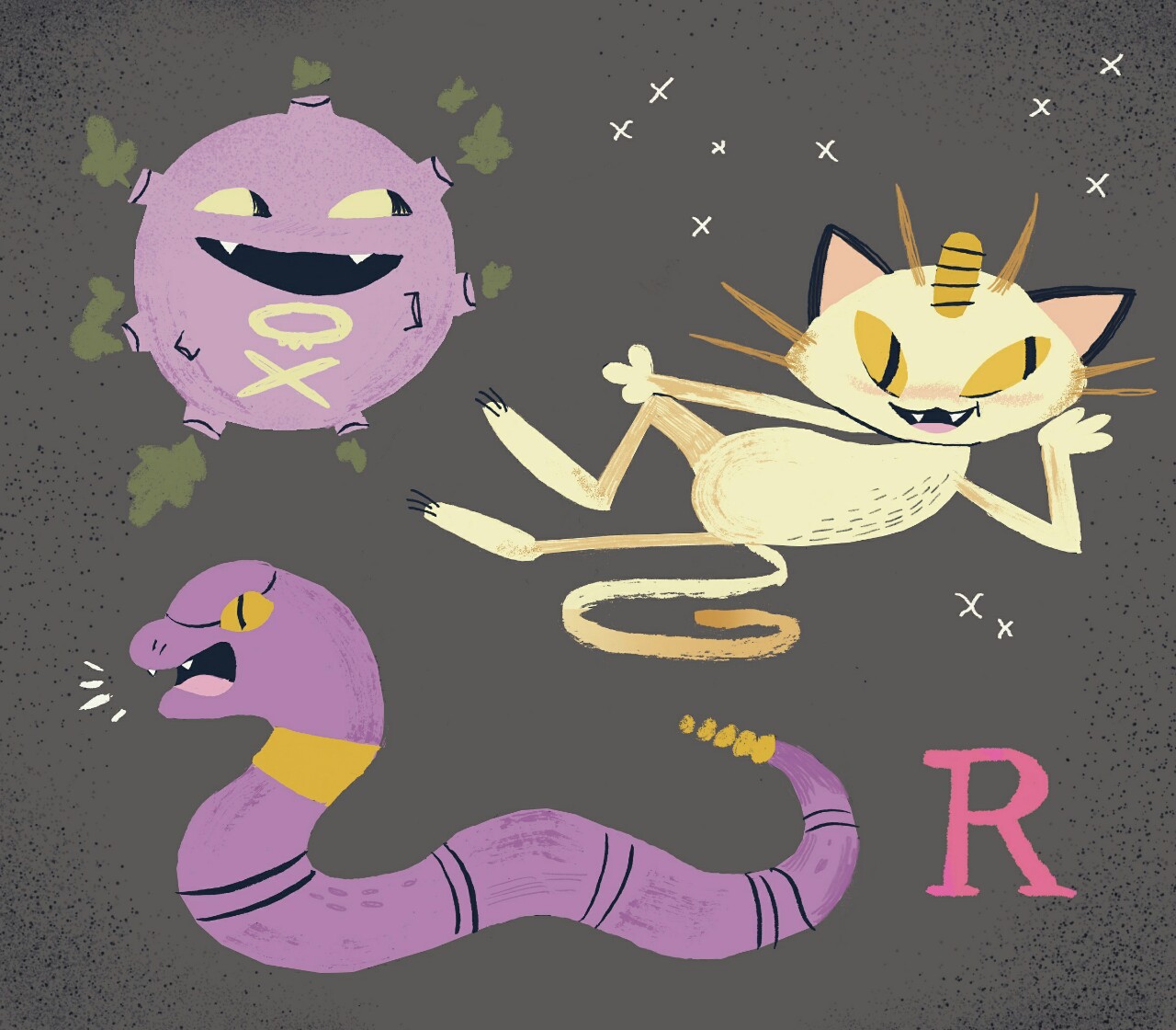 The original trio of Team Rocket’s Pokemon – Pokémon Blog
