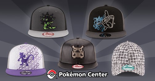 Stylish new Pokemon caps are now available at the Pokemon Center ...