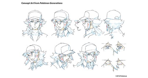 Pokemon Generations sneak peek: N concept art – Pokémon Blog
