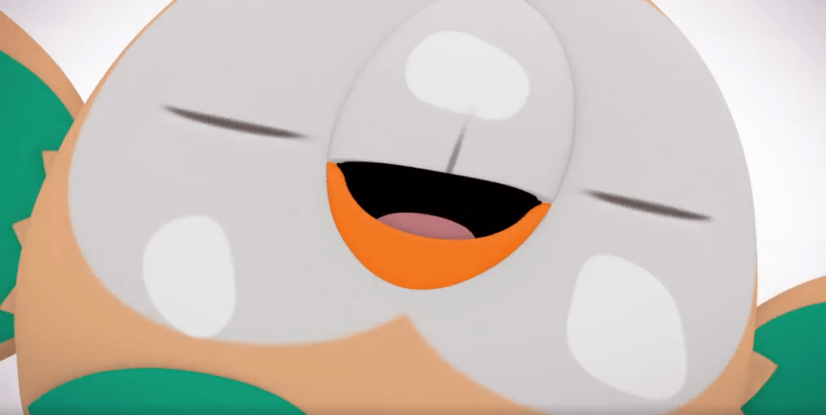 Pokémon GIF: Make sure you go home and sleep like Rowlet this weekend ...