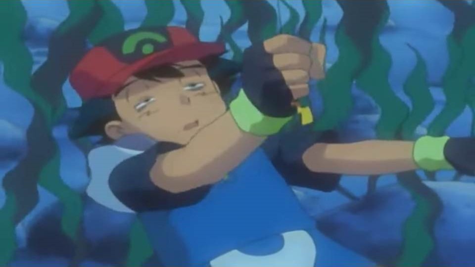 Ash knows the feeling of almost drowning all too well – Pokémon Blog