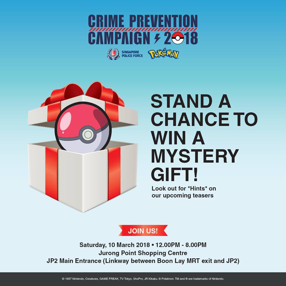 The Pokémon Company teams up with Singapore Police Force for Crime ...