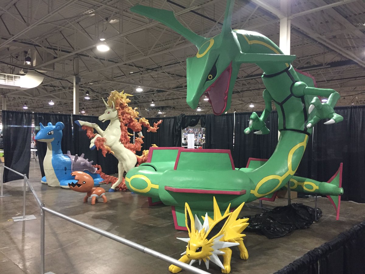 Pokémon fan creates life-size statues for Lapras, Rayquaza, Jolteon ...