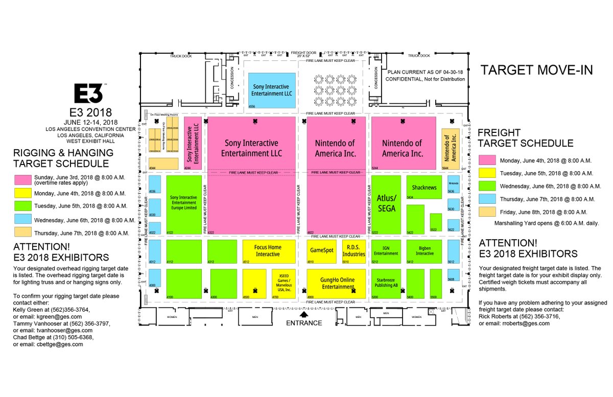 Nintendo’s booth layout revealed for E3 2018 – Pokémon Blog