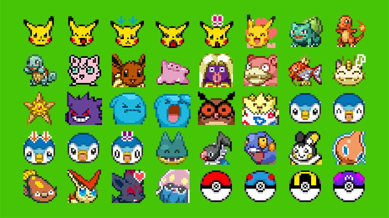 eeveelutions pixel sprites