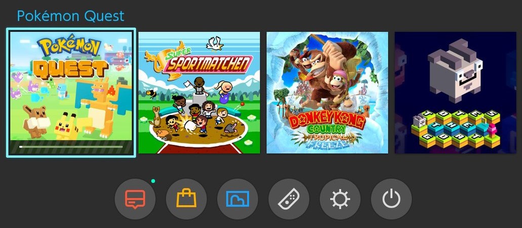 Nintendo Switch app icon for Pokémon Quest, requires 221MB of space ...