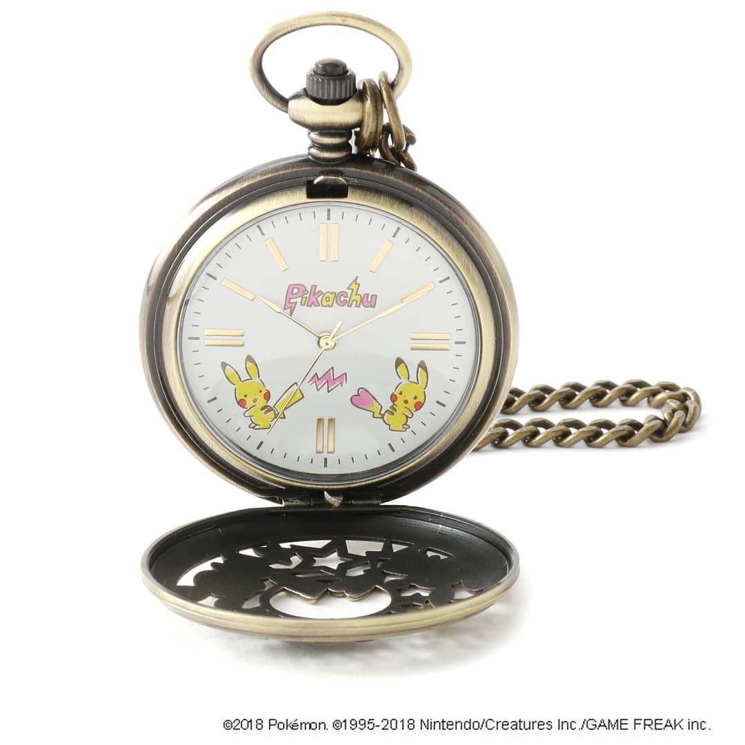 New Pokémon pocket watch features male and female Pikachu from ITS’DEMO ...