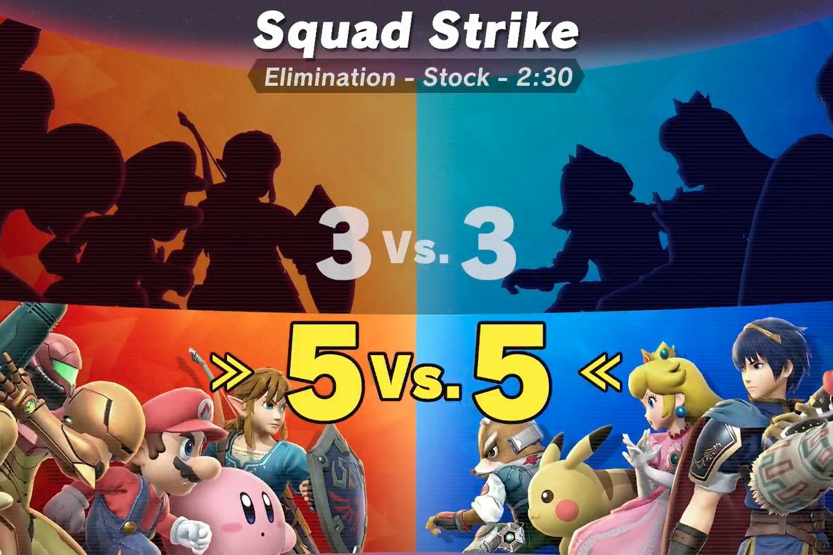 Video: Official Squad Strike details for Super Smash Bros. Ultimate ...