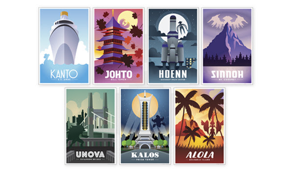 Destination Pokémon posters feature the S.S. Anne for Kanto at the ...