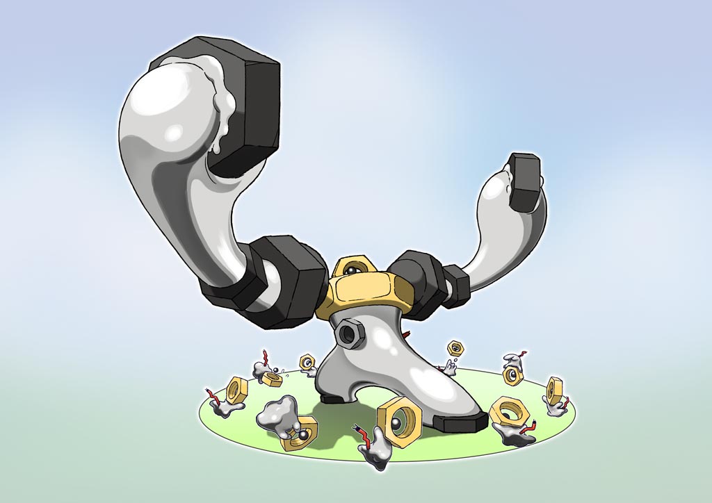 The Pokémon Company says Melmetal was worshiped in ancient times ...