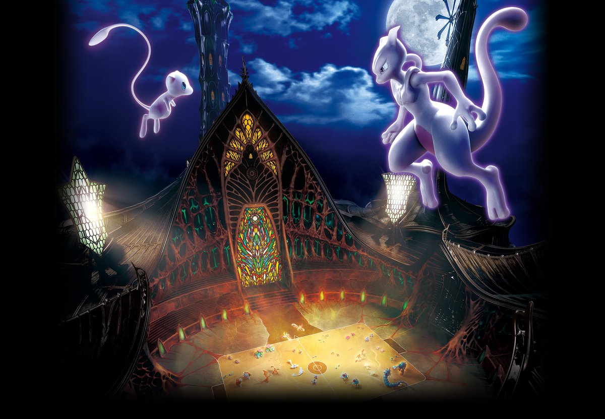 First official artwork for Pokémon the Movie Mewtwo Strikes Back ...
