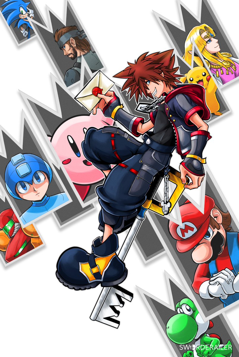 Fanart: Sora from Kingdom Hearts joins Super Smash Bros. Ultimate as a ...