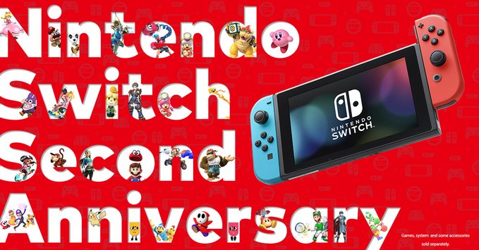 Nintendo shares special posts and images for Nintendo Switch’s second ...
