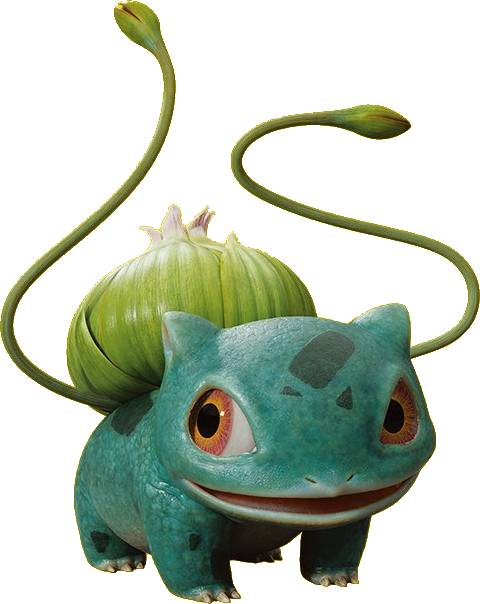 Official render of realistic Bulbasaur as it appears in POKÉMON ...