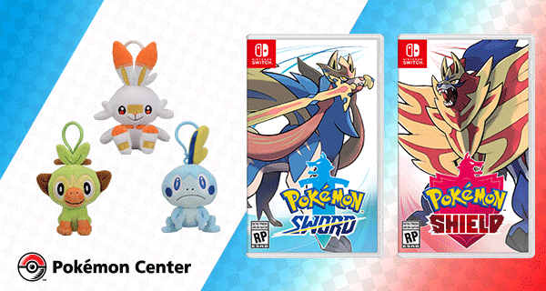 Free plush key chain comes with every Pokémon Sword or Pokémon Shield ...