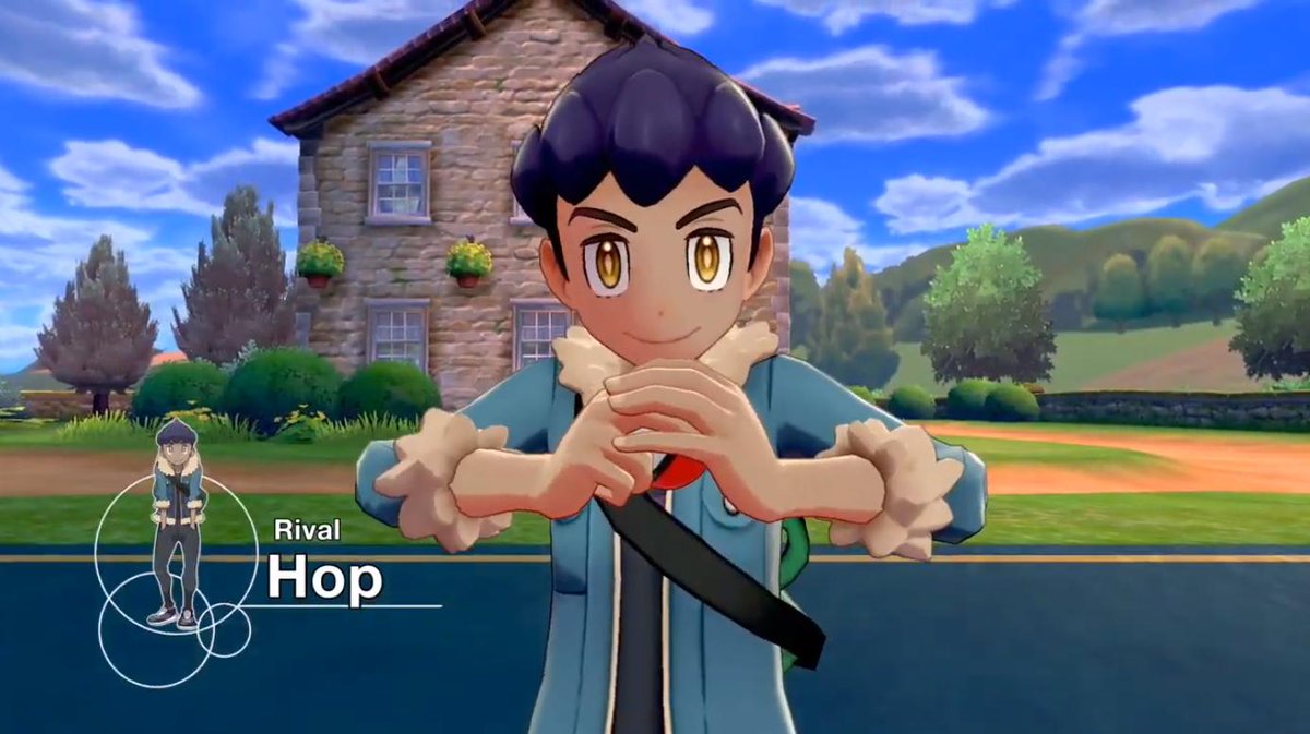 Hop is the new Galar region rival and Leon’s younger brother in Pokémon ...