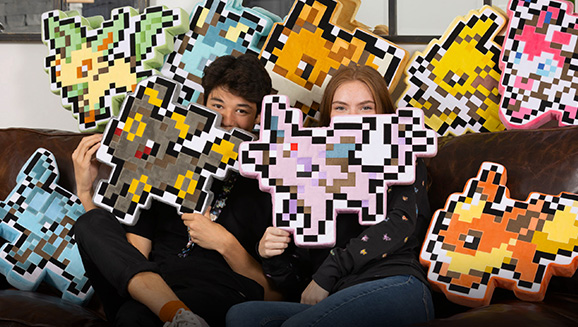 New Eevee Pixel Collection features Eevee and all 8 of its evolved ...