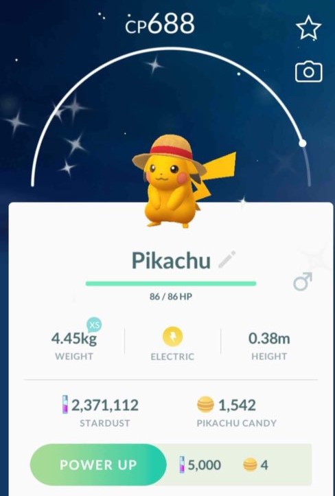 Shiny Straw Hat Pikachu now available in Pokémon GO for the first time ...