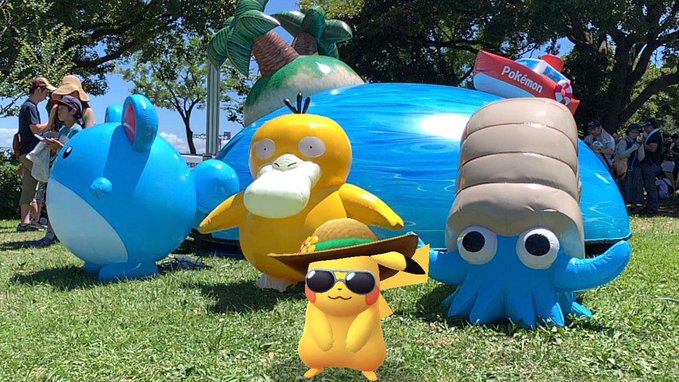Straw hat Pikachu now appearing globally to celebrate Pokémon GO Fest ...