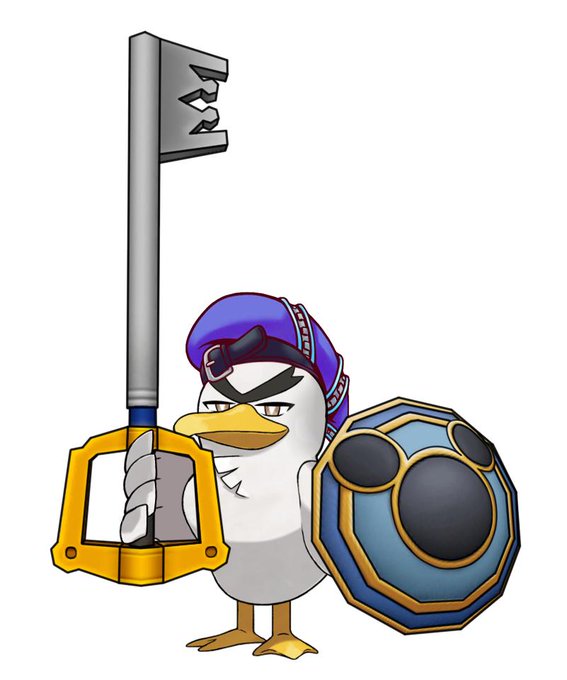 Pokémon fanart: Sirfetch’d as Donald with the Kingdom Key and Knight’s ...