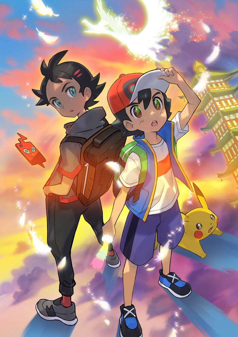 new_pokemon_anime_pocket_monsters_artwork_featuring_ash_pikachu_rotom ...