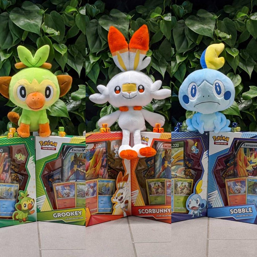 Pokémon TCG: Galar Collection featuring Grookey, Scorbunny and Sobble ...