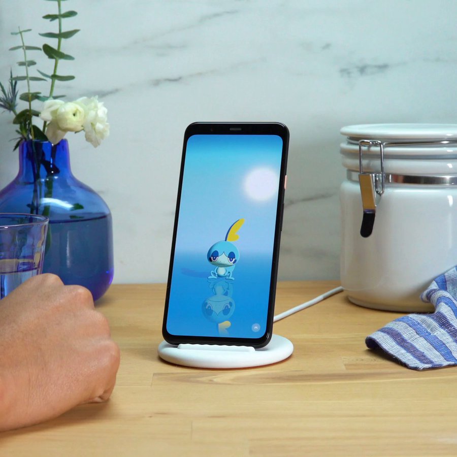 Video: Interacting with Sobble in the new Pokémon Wave Hello app on ...
