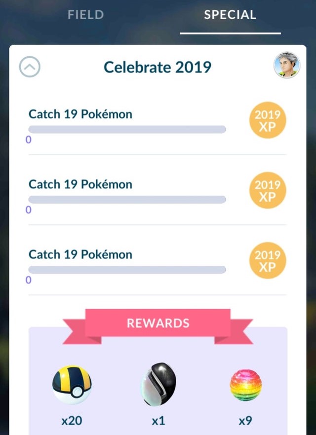 New Special Research called Celebrate 2019 now available in Pokémon GO ...