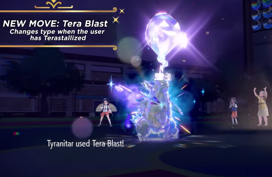 Tera Blast is a new move in Pokémon Scarlet and Violet that changes ...