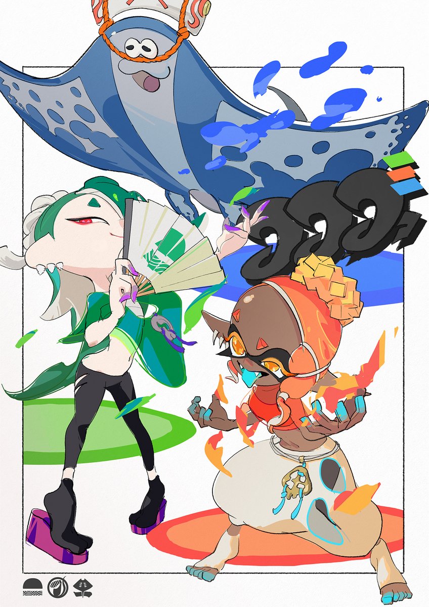 Official SRL Splatoon x Pokémon collaboration Splatfest artwork ...