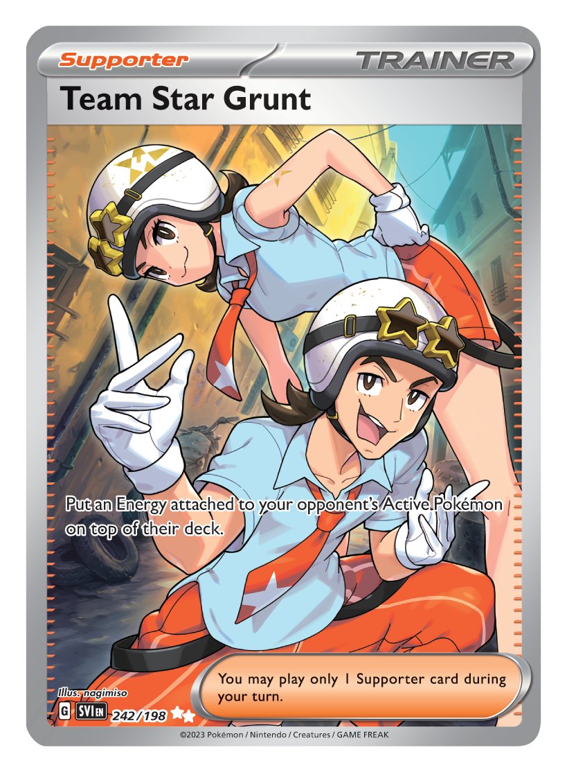 Official first look at the new Team Star Grunt Trainer full-art card ...