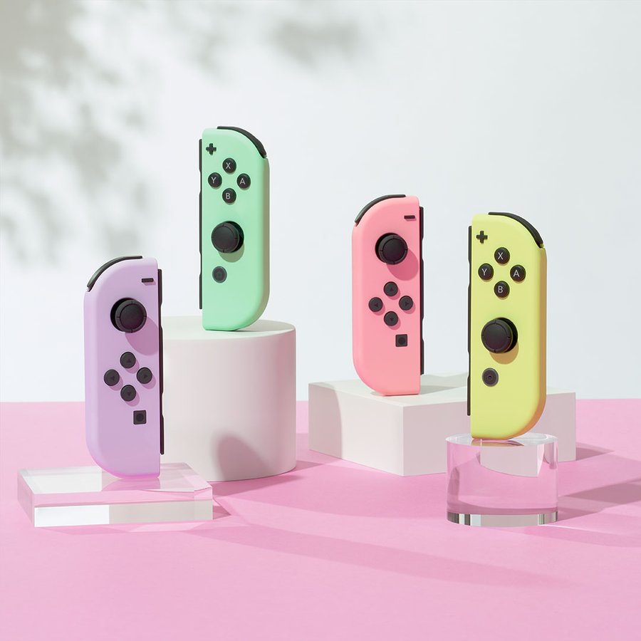 Nintendo reveals new line of pastel Joy-Con controllers, which will be ...