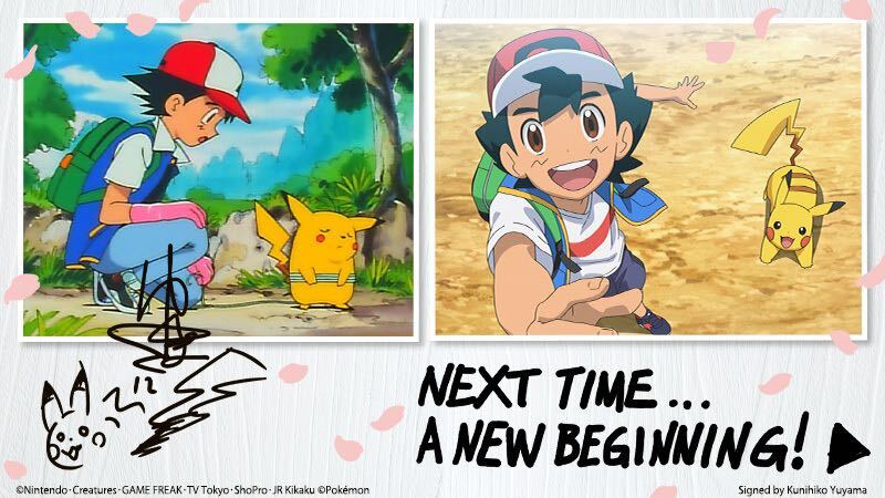 The Pokémon Company says to wish Ash and Pikachu luck as the journey ...