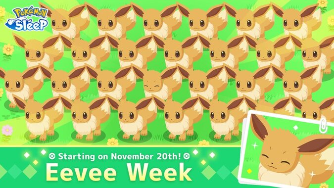 New Eevee Week event announced for Pokémon Sleep, will start on ...