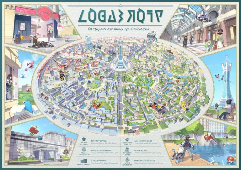 Full Lumiose City map revealed for Pokémon Legends: Z-A – Pokémon Blog
