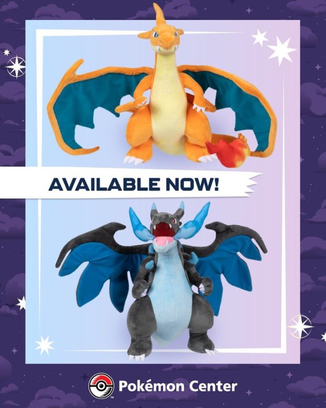 mega charizard plush