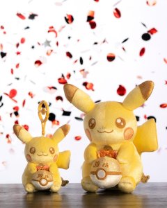 New Pikachu 30th Celebration Plush and Plush Keychain available now at ...