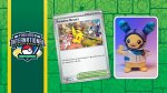 New promo cards including Paradise Resort and celebratory Pikachu plush ...
